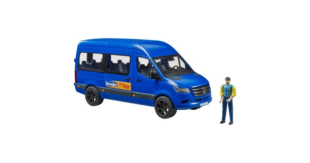 bruder Mercedes Benz Sprinter Transfer mit Fahrer, Modellfahrzeug