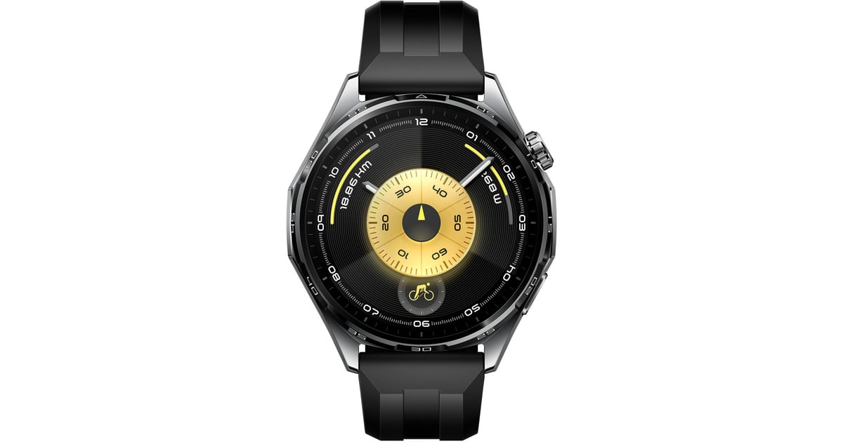 Huawei Watch GT 6 46mm (Atum-B19F), Smartwatch schwarz, schwarzes ...