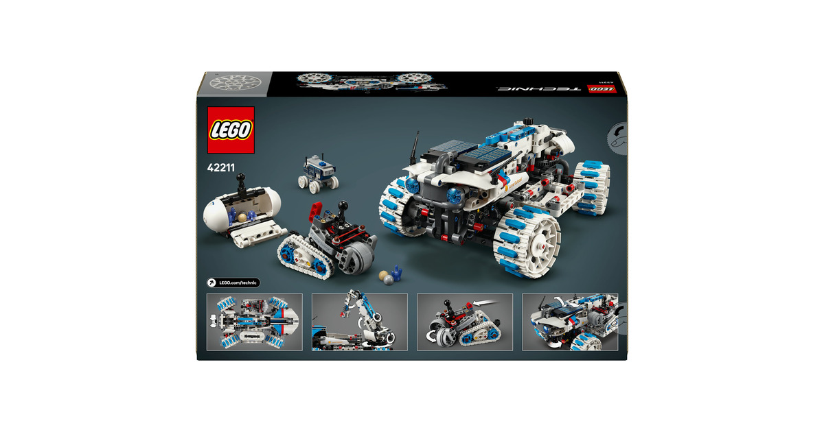 LEGO 42211 Technic Lunar Outpost Mondrover-Raumfahrzeug ...