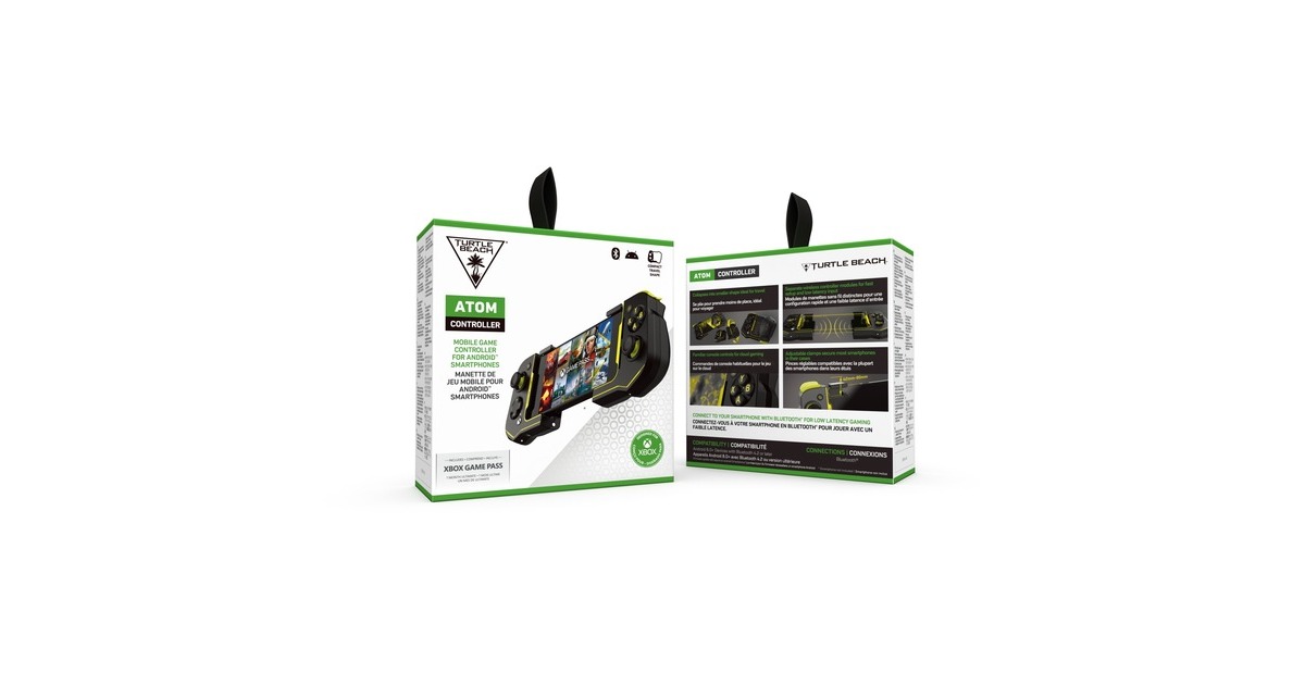 Turtle Beach Atom Controller, Gamepad schwarz/gelb