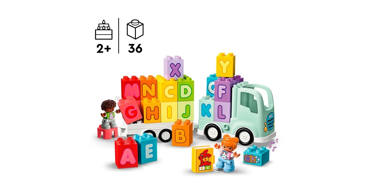 LEGO 10421 DUPLO ABC-Lastwagen, Konstruktionsspielzeug
