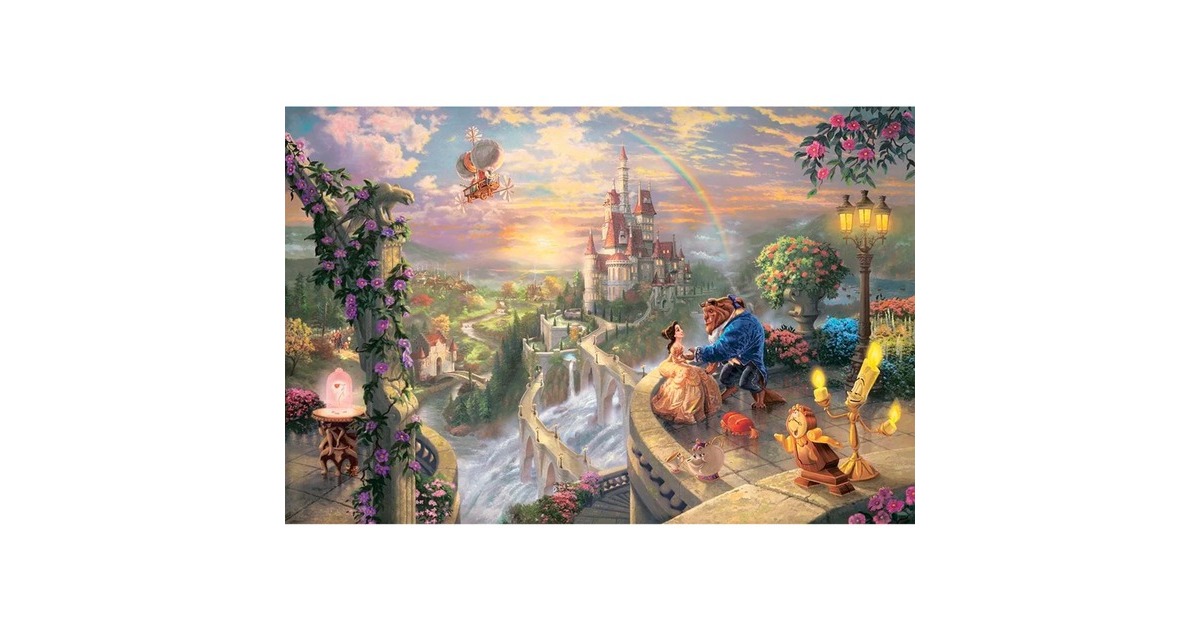 Schmidt Spiele Thomas Kinkade Studios: Disney Dreams Collection -Die Schöne und das Biest ...