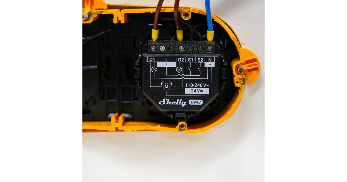 Shelly 2PM Gen3, Relais schwarz, 2 Kanäle, 2er Pack