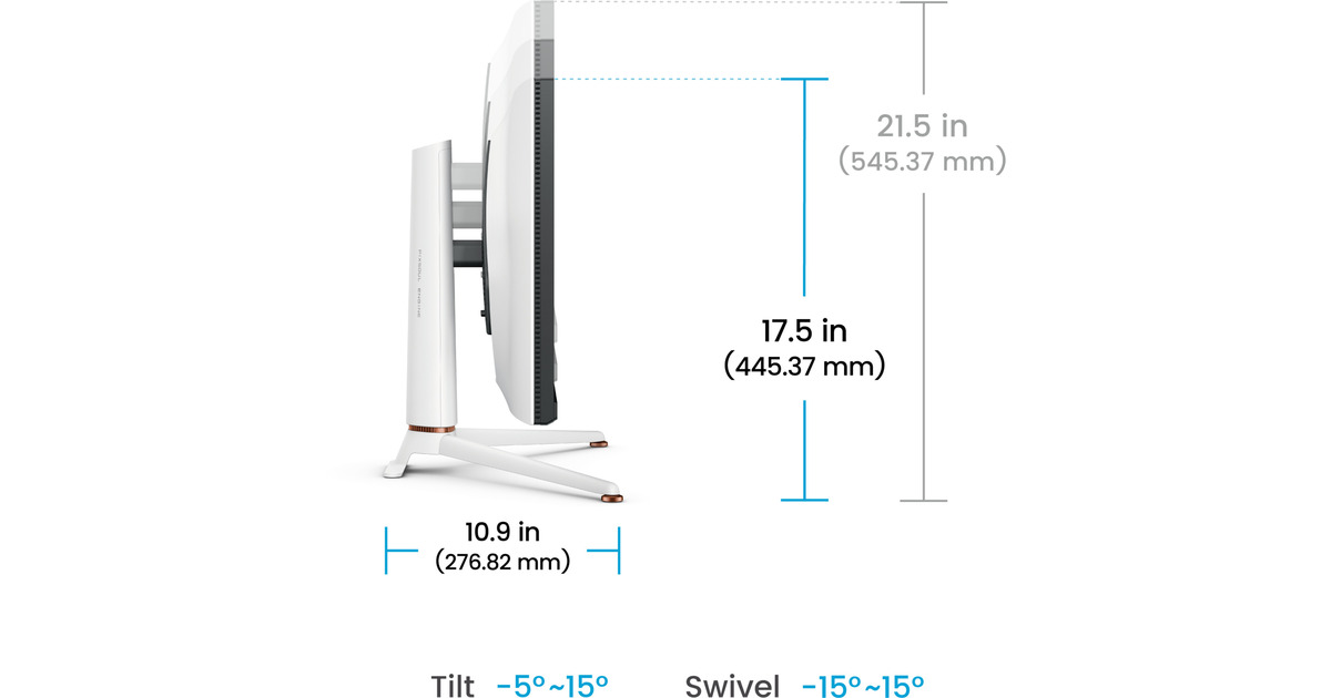BenQ MOBIUZ EX271U, Gaming-Monitor 68.6 cm (27 Zoll), weiß/schwarz ...