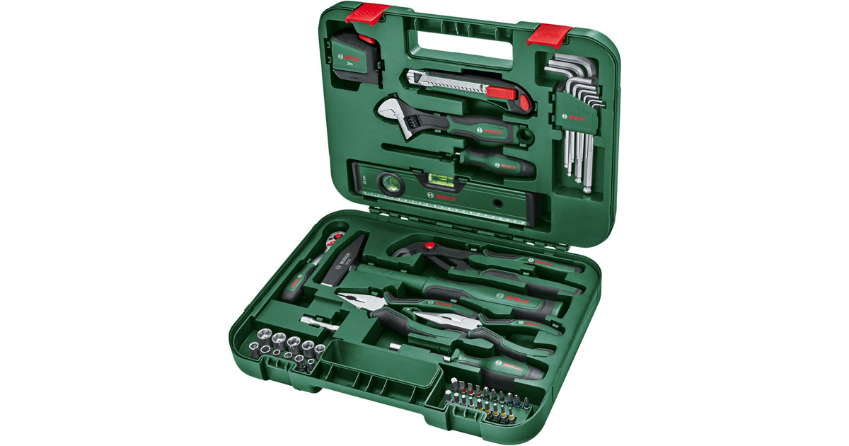 Bosch Heimwerken & Garten Advanced Hand Tool S, 52-teilig, Werkzeug-Set ...