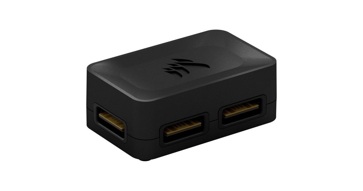 Corsair iCUE LINK 4-Wege Splitter, Spleißbox schwarz Outlet