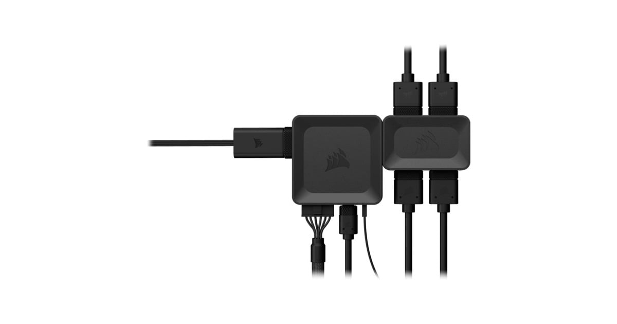 Corsair iCUE LINK 4-Wege Splitter, Spleißbox schwarz
