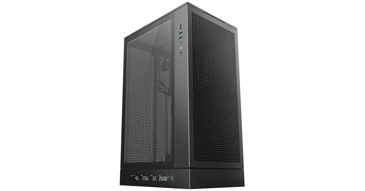 DeepCool CH270 Digital , Tower-Gehäuse schwarz, Tempered Glass Outlet