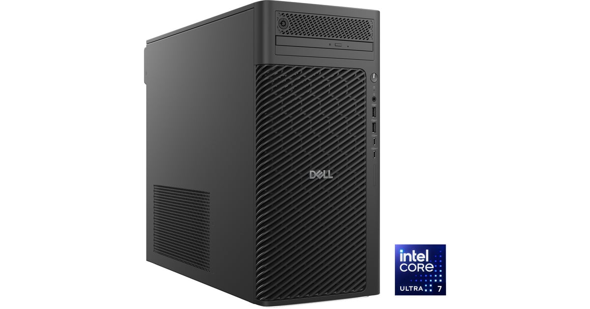 Dell Pro Max Tower T2 (J9JX5), PC-System schwarz, Windows 11 Pro