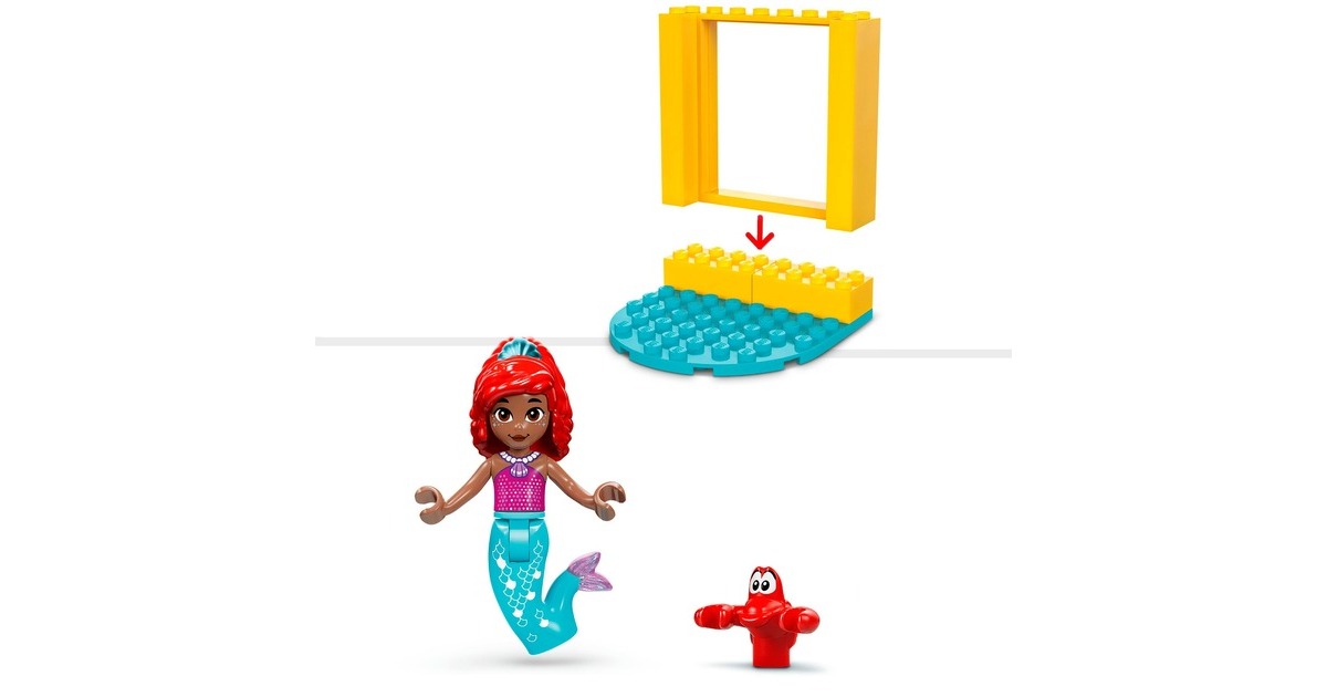 LEGO 43235 Disney Princess Arielles Musikbühne, Konstruktionsspielzeug