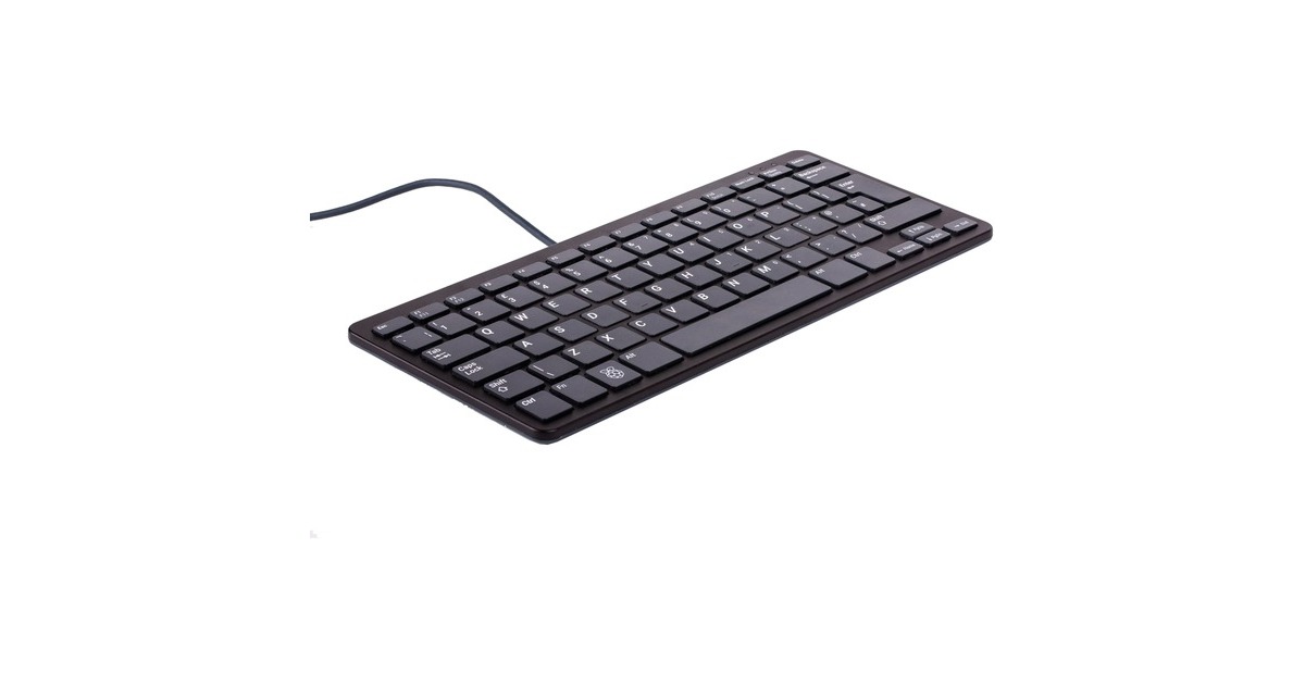 Raspberry Pi Foundation offizielle Raspberry Pi Tastatur schwarz/grau ...