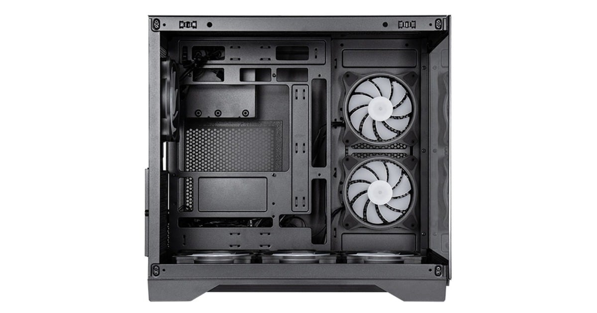 Chieftec Visio GM-30B-TG-OP, Tower-Gehäuse schwarz, Tempered Glass x 2