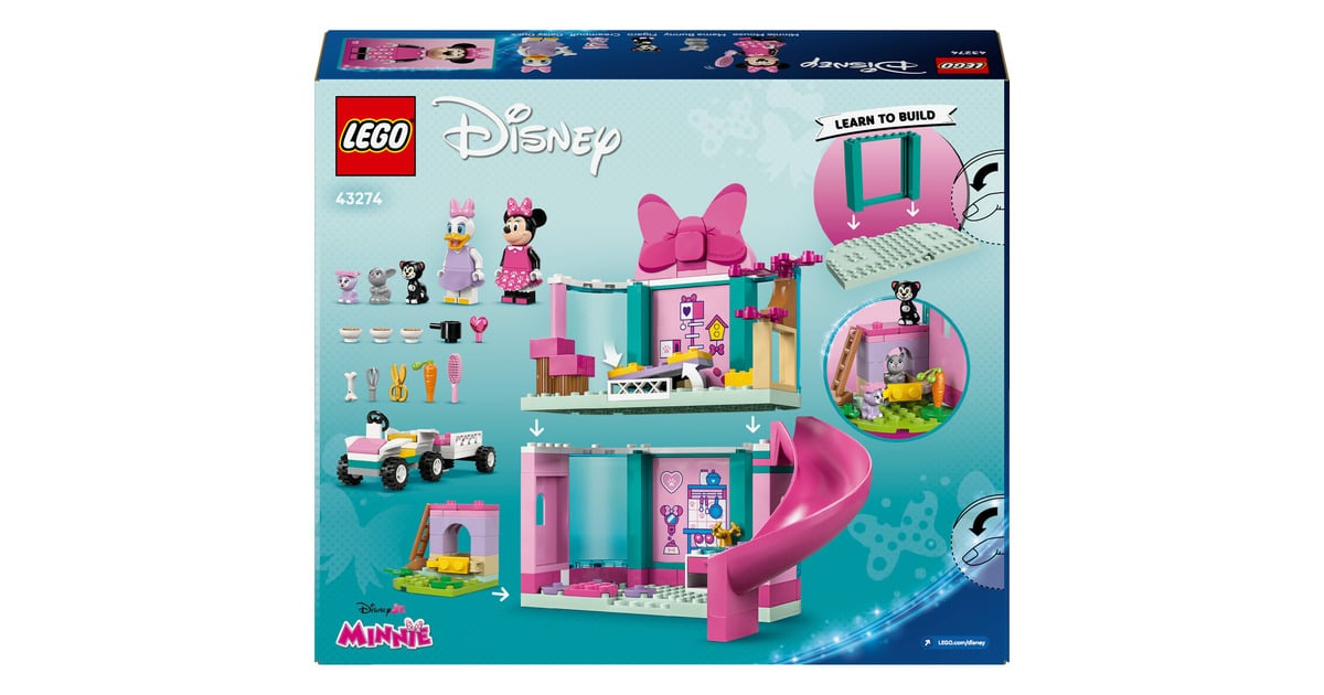 LEGO 43274 Disney Classic Minnies Tierhotel, Konstruktionsspielzeug