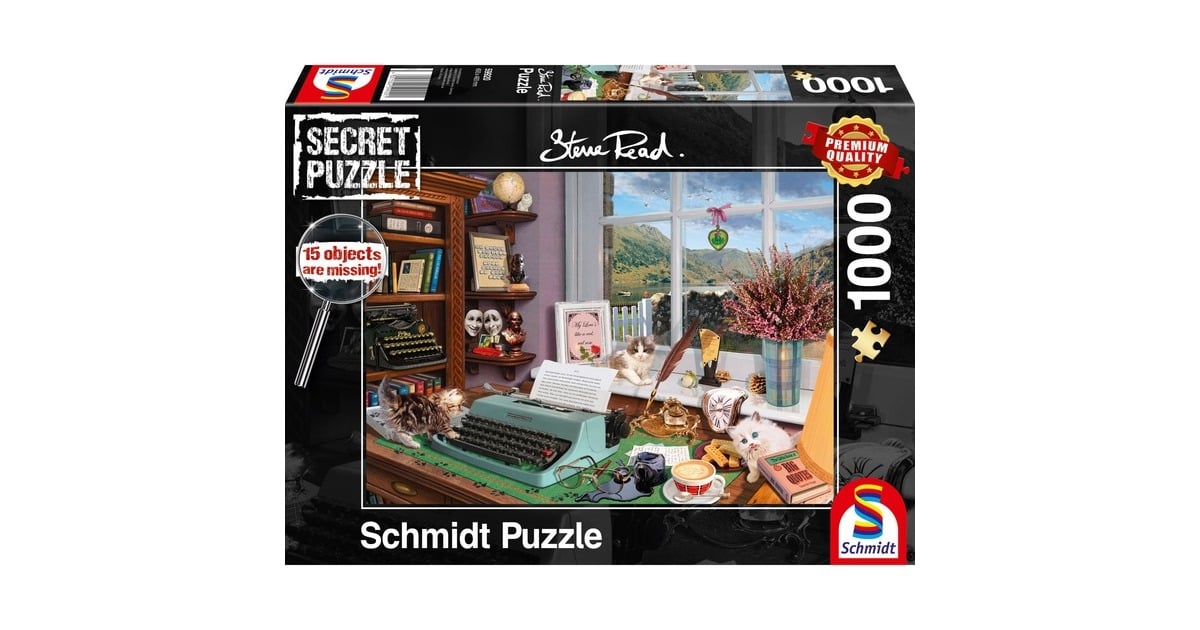 Schmidt Spiele Puzzle Steve Read: Am Schreibtisch Secret Puzzle