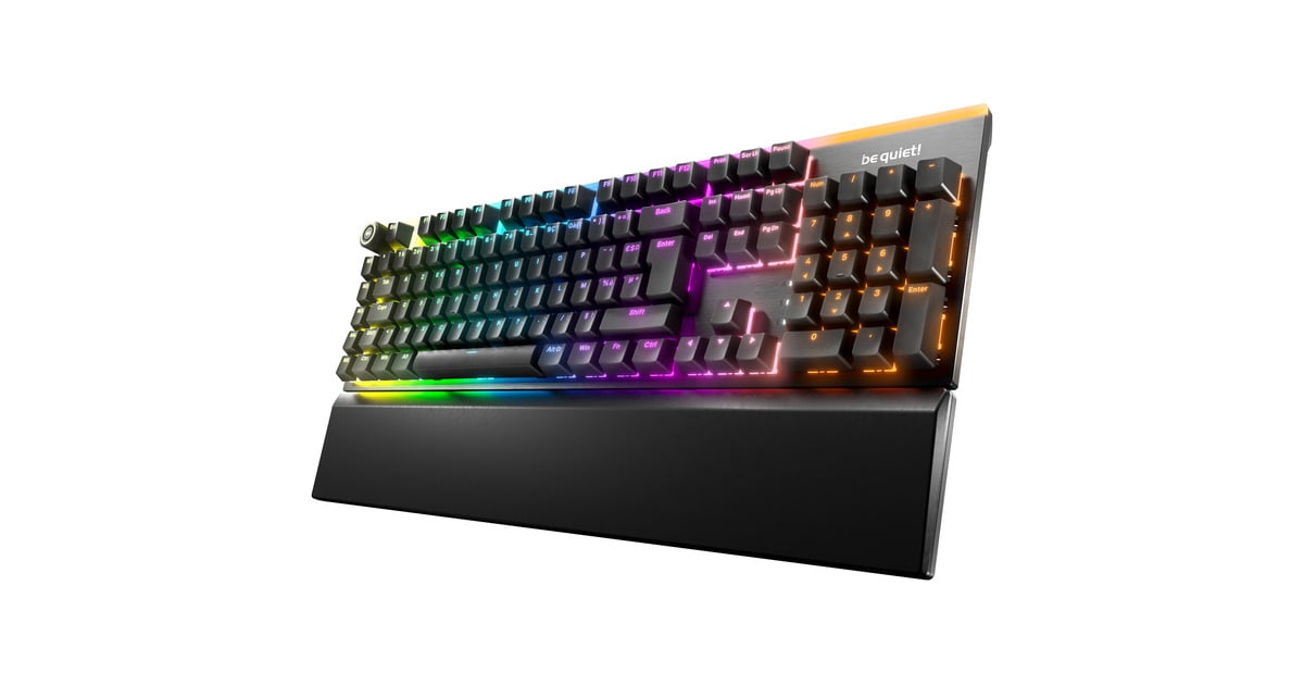 be quiet! Light Mount Silent Tactile, Gaming-Tastatur schwarz, FR ...