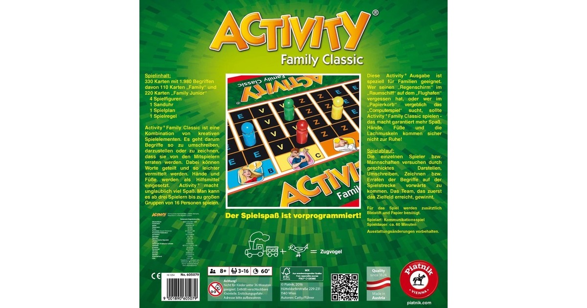 Piatnik Activity Family Classic, Partyspiel