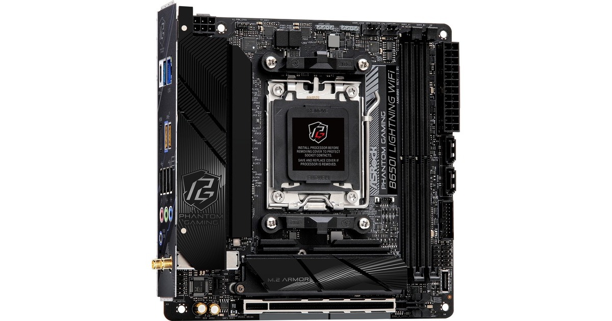 ASRock B650I Lightning WiFi, Mainboard schwarz