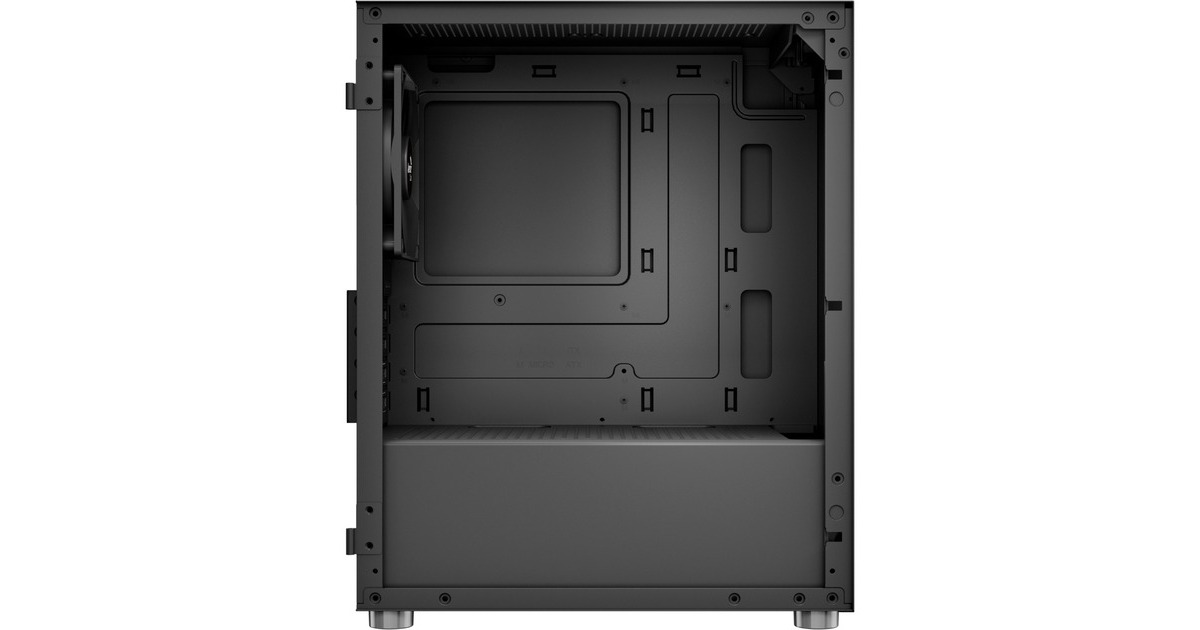 Aerocool CS-111-G-BK-v1, Tower-Gehäuse schwarz, Tempered Glass