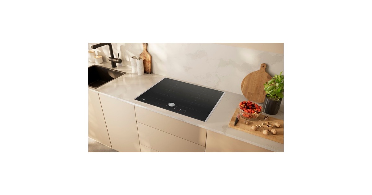 Neff T67TTX4L0 N 90, Autarkes Kochfeld schwarz/edelstahl, 70 cm