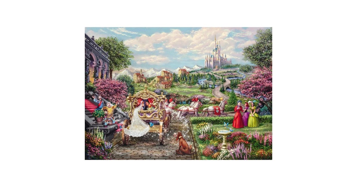 Schmidt Spiele Thomas Kinkade Studios: Disney Dreams Collection ...