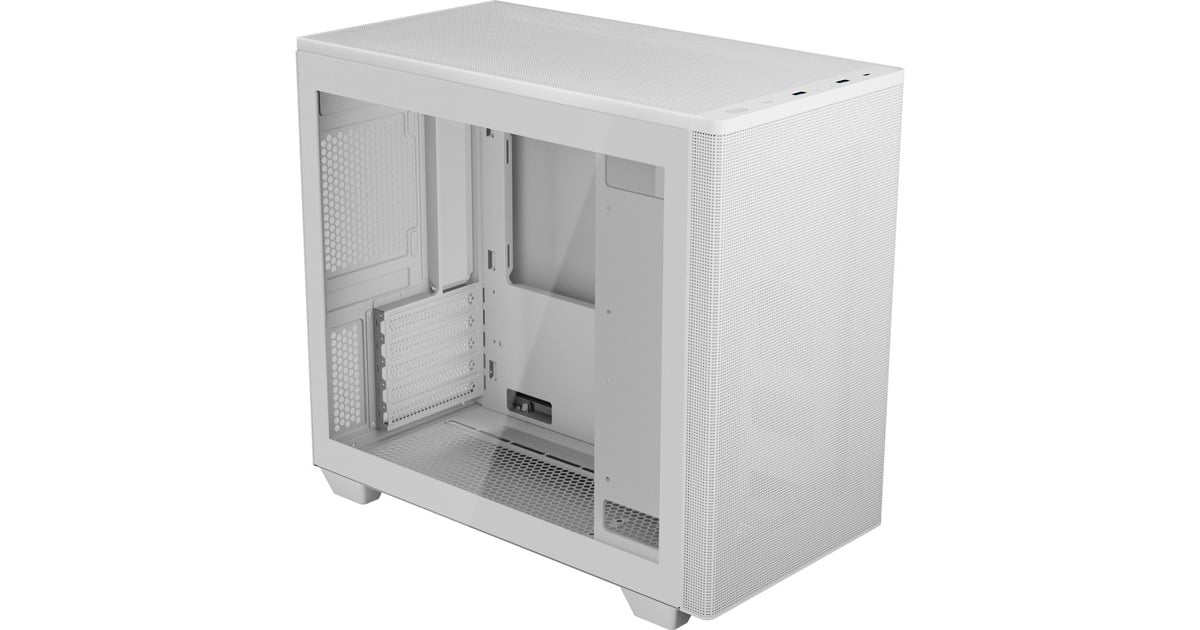 Aerocool Stormfront Mini-G-WT-v1, Tower-Gehäuse weiß, Tempered Glass