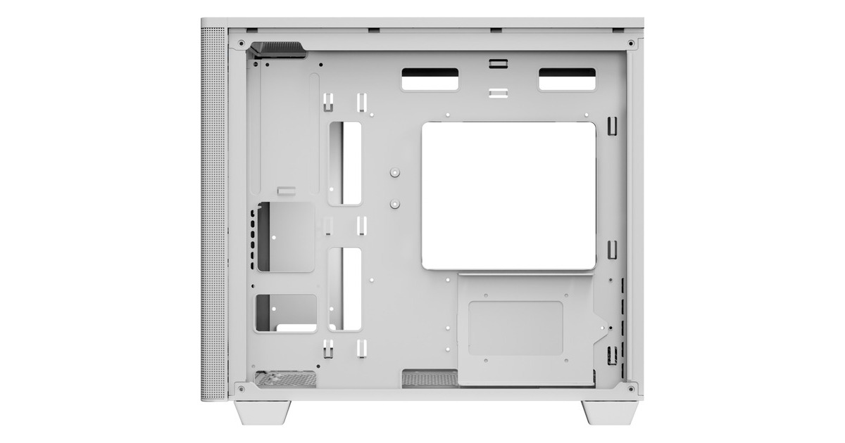 Aerocool Stormfront Mini-G-WT-v1, Tower-Gehäuse weiß, Tempered Glass