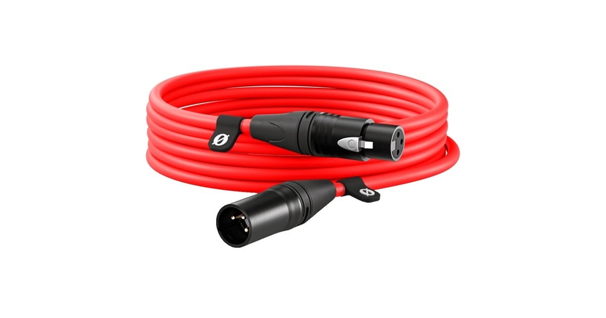 Rode Microphones Premium XLR-Kabel XLR6M-R red rot, 6 Meter