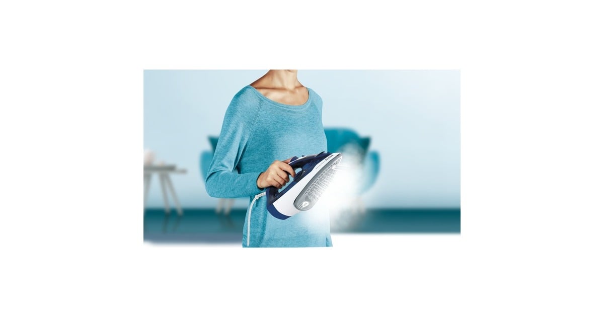 Tefal Express Steam FV 2838, Dampfbügeleisen blau/weiß Outlet