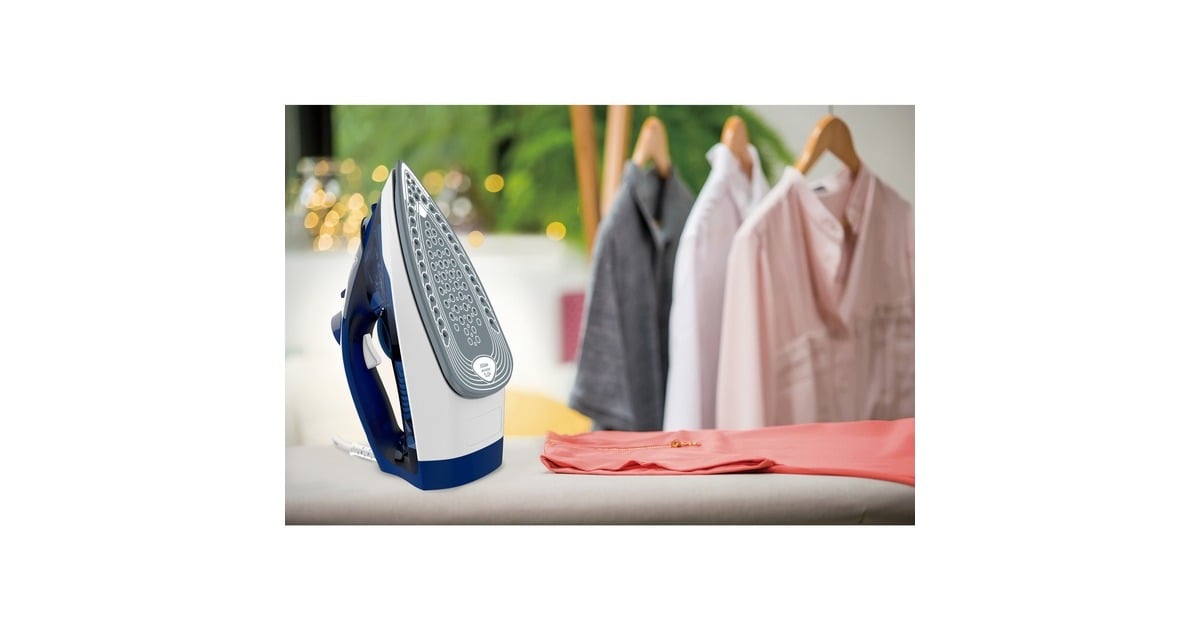 Tefal Express Steam FV 2838, Dampfbügeleisen blau/weiß Outlet