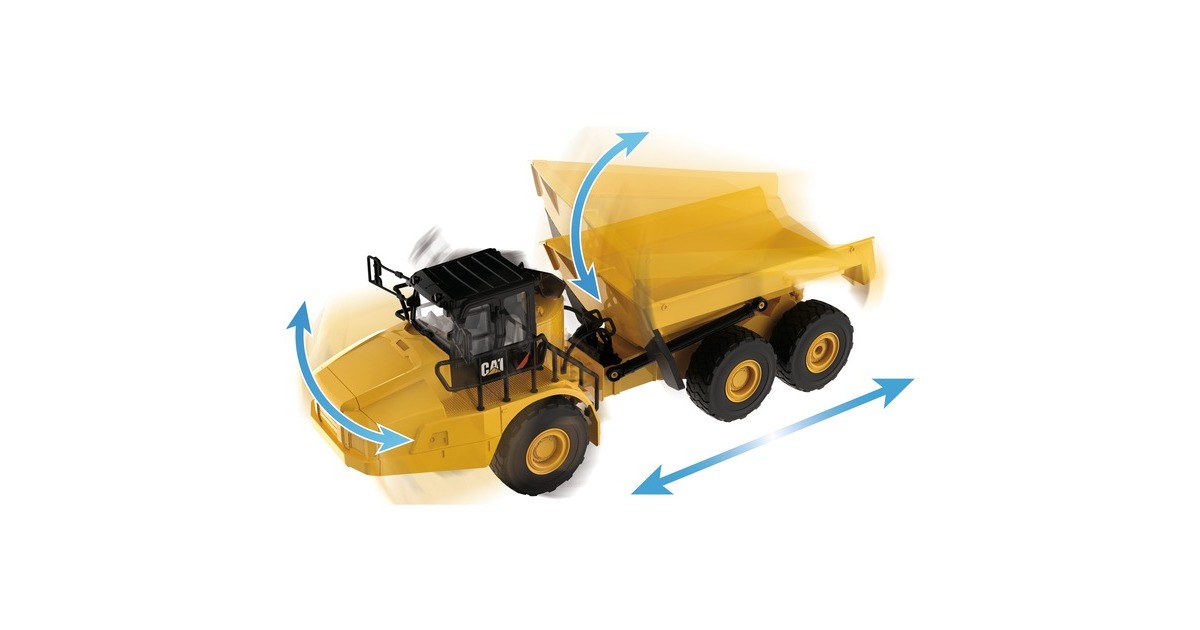 Carrera 1:24 RC CAT 745 Gelenkmuldenkipper