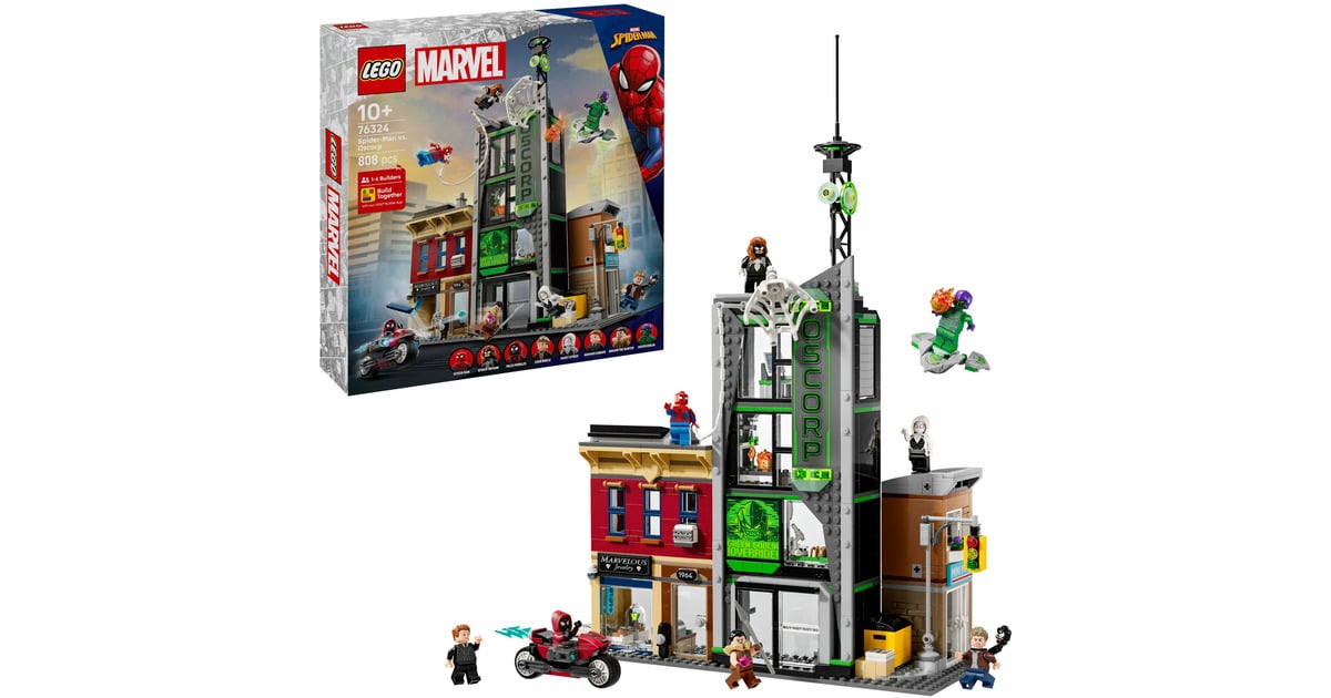 LEGO 76324 Marvel Super Heroes Spider-Man vs. Oscorp ...