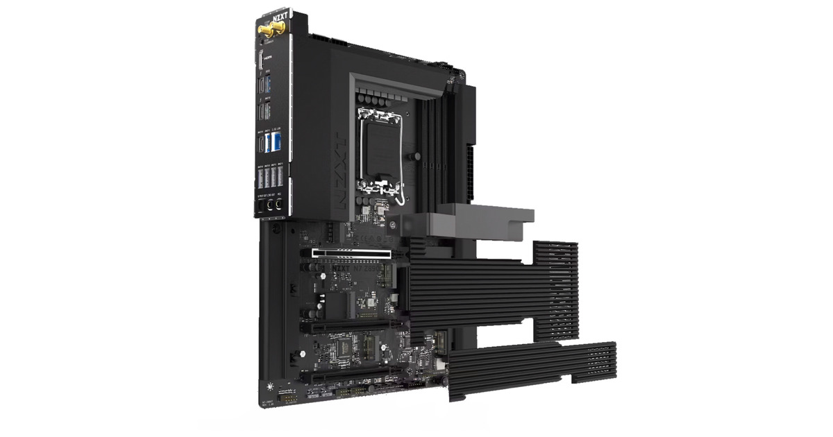 NZXT N7 Z890 Black, Mainboard schwarz