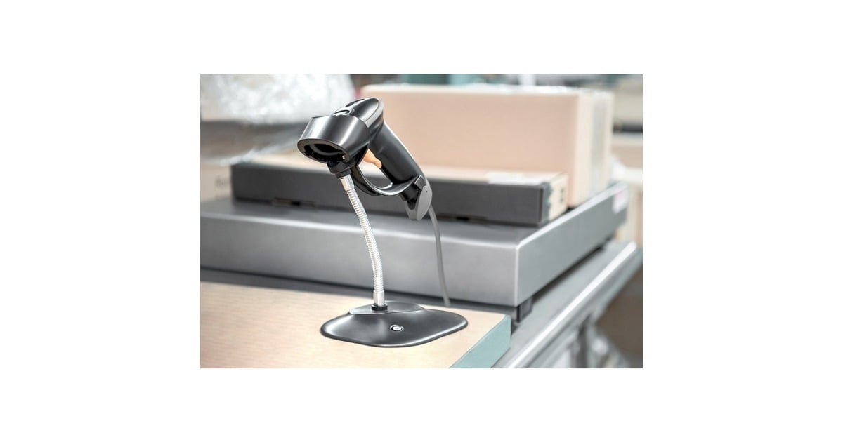 Digitus 1D Barcode Handscanner, Barcode-Scanner grau/schwarz