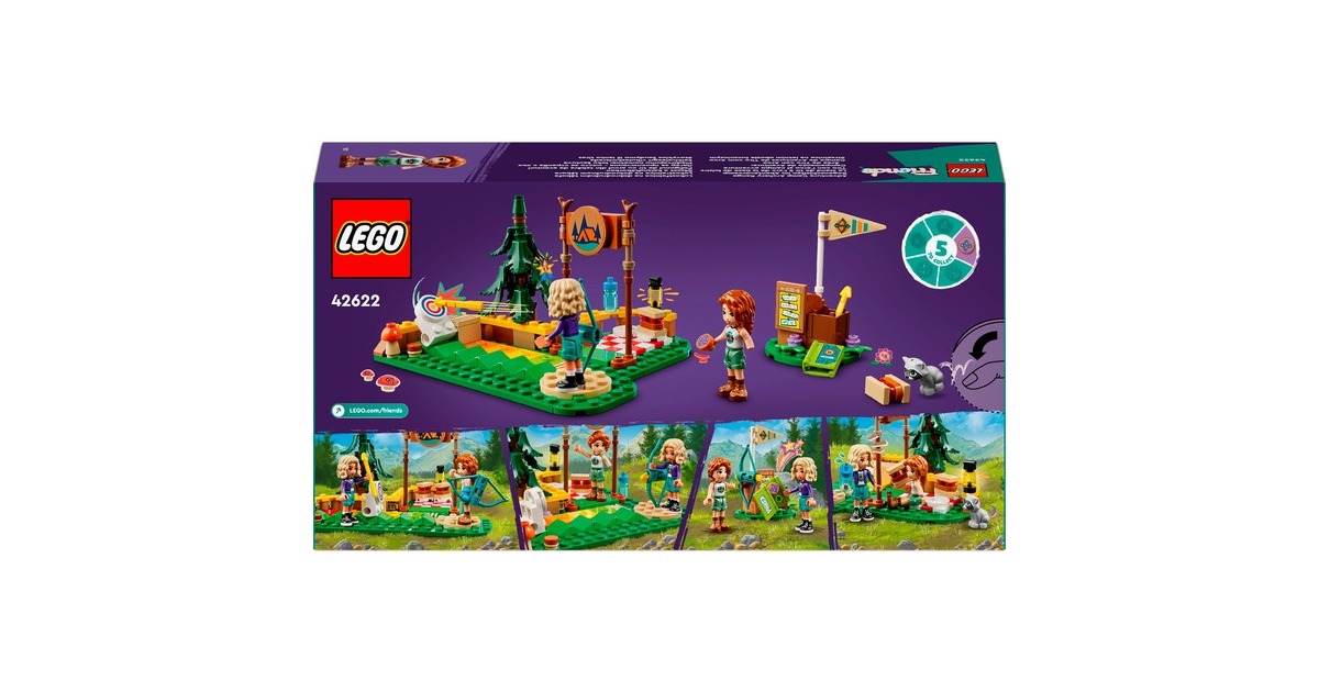 LEGO 42622 Friends Bogenschießen im Abenteuercamp, Konstruktionsspielzeug