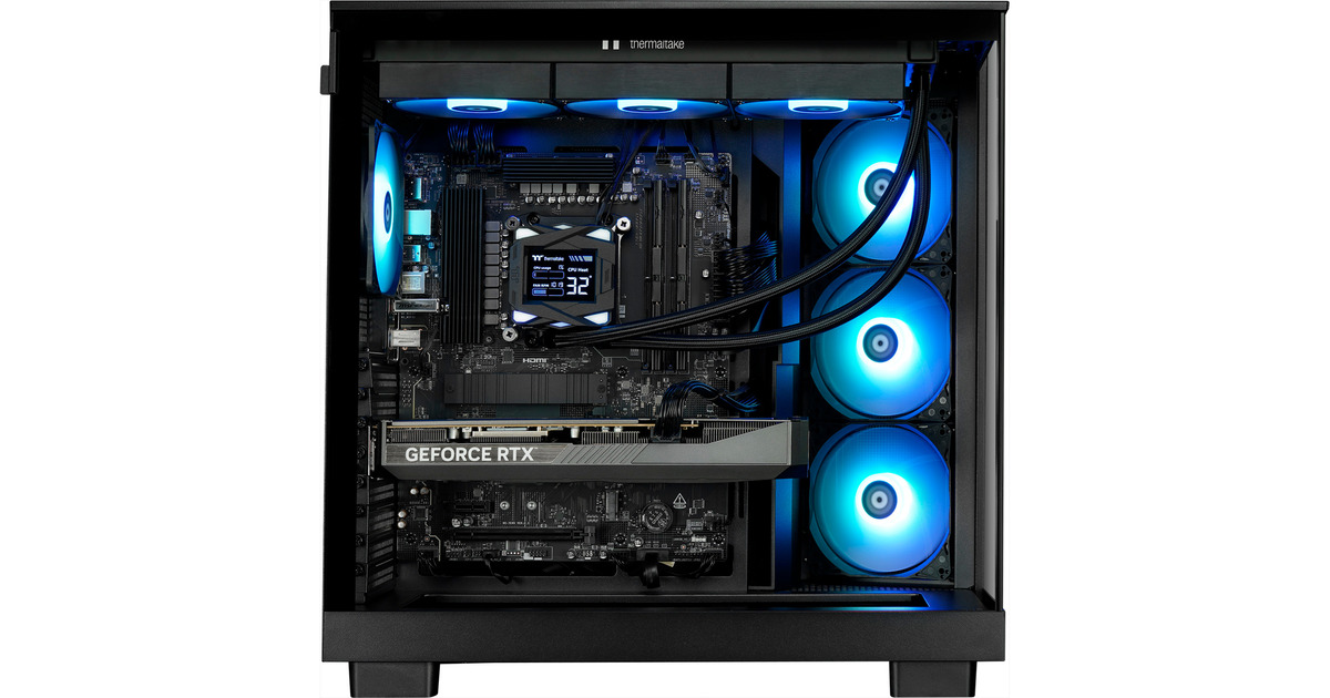 Thermaltake FTW A-Line LCS 5070Ti D5, Gaming-PC schwarz/transparent ...