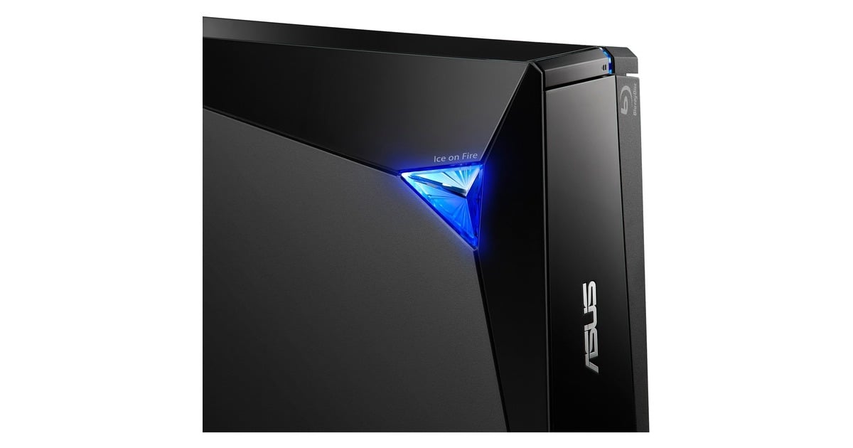 ASUS BW-16D1X-U, externer Blu-ray-Brenner schwarz, USB 3.0, M-DISC