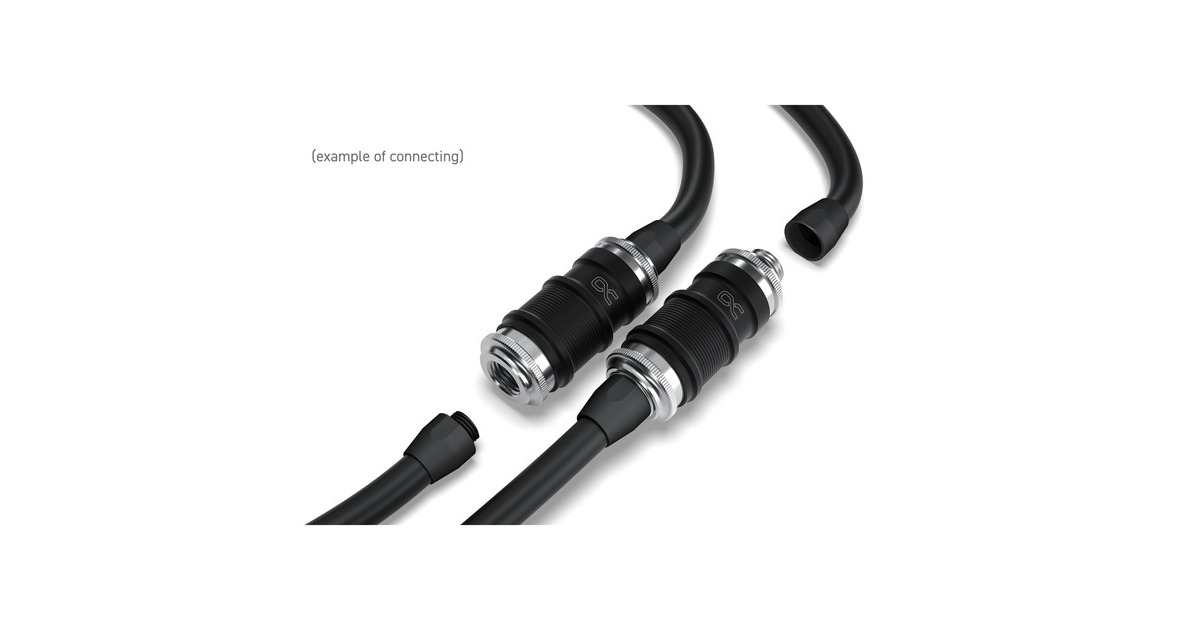 Alphacool ES Schnellverschluss BLH1A PushIn Male IG, Verbindung chrom