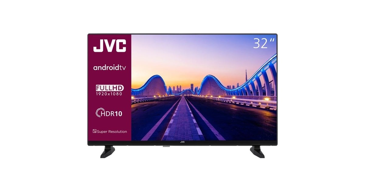 JVC LT-32VAF3355, LED-Fernseher 80 cm (32 Zoll), schwarz, FullHD, Tripple Tuner, Smart TV ...
