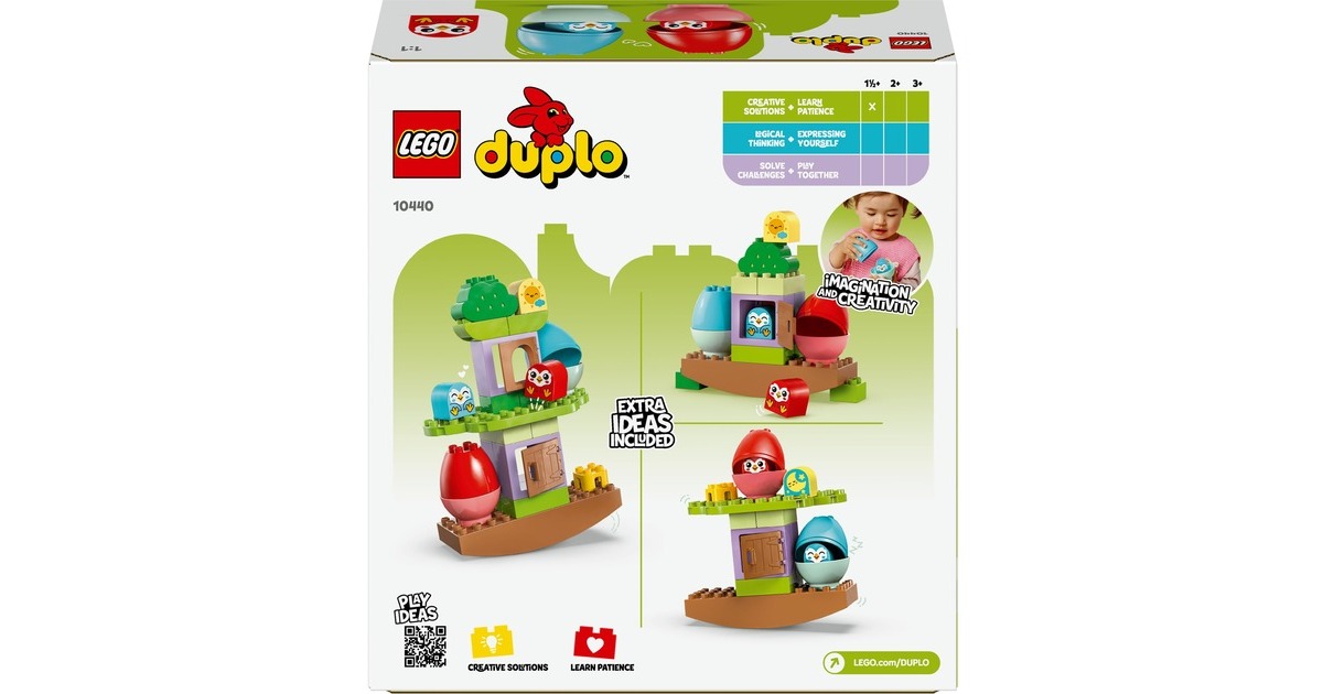 LEGO 10440 DUPLO Baum zum Balancieren und Stapeln, Konstruktionsspielzeug