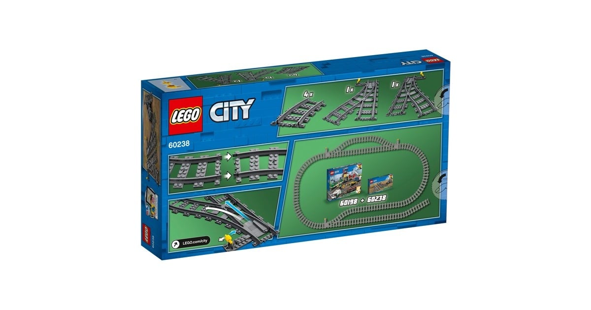 LEGO 60238 City Weichen, Konstruktionsspielzeug