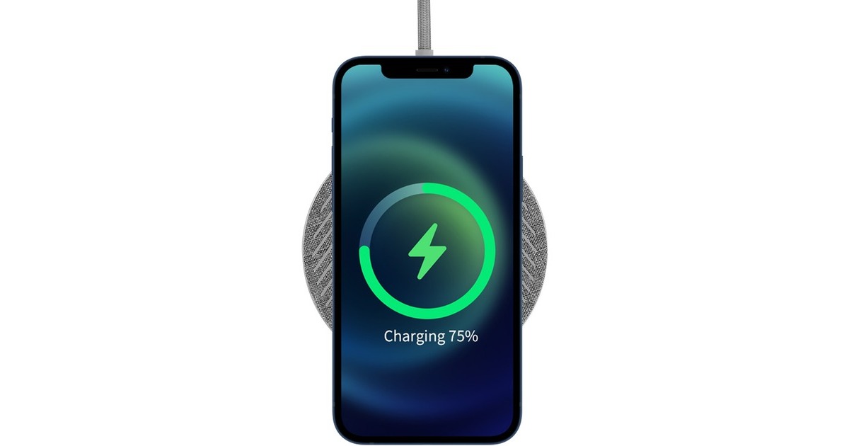 Nevox Wireless Fast Charger 15Watt, Ladegerät silber