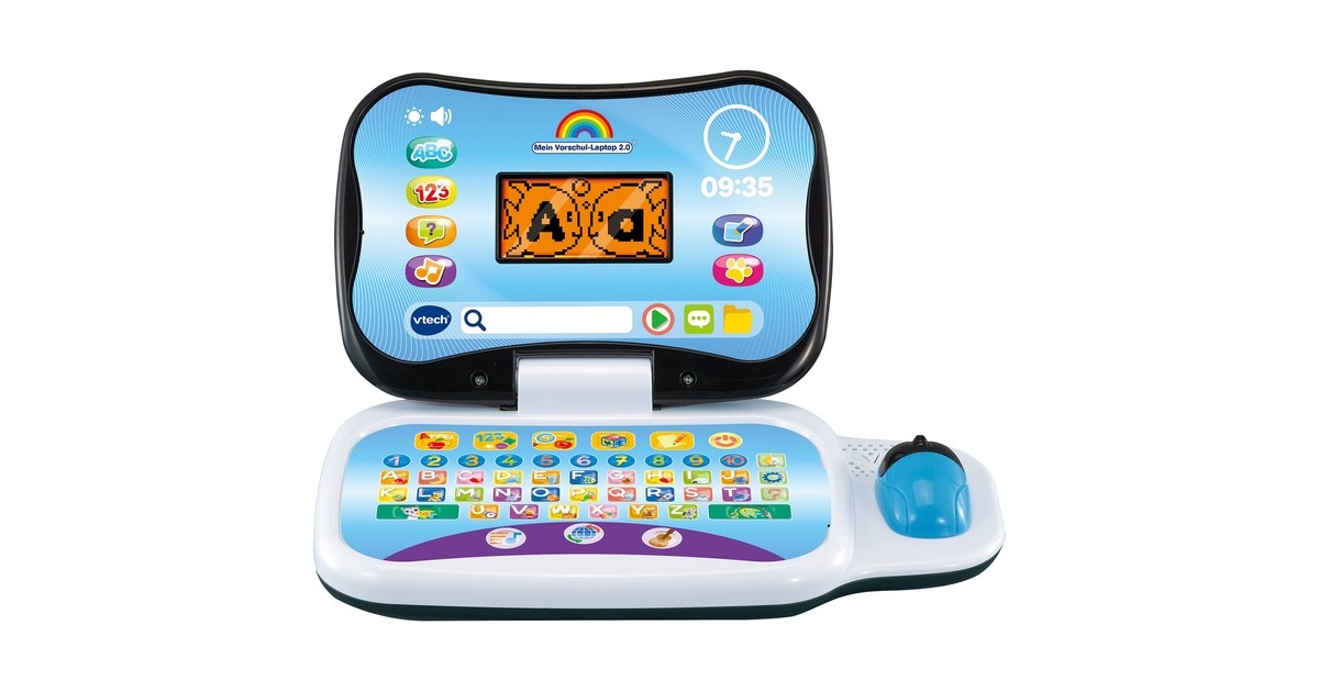 VTech Mein Vorschul-Laptop 2.0, Lerncomputer grau/schwarz