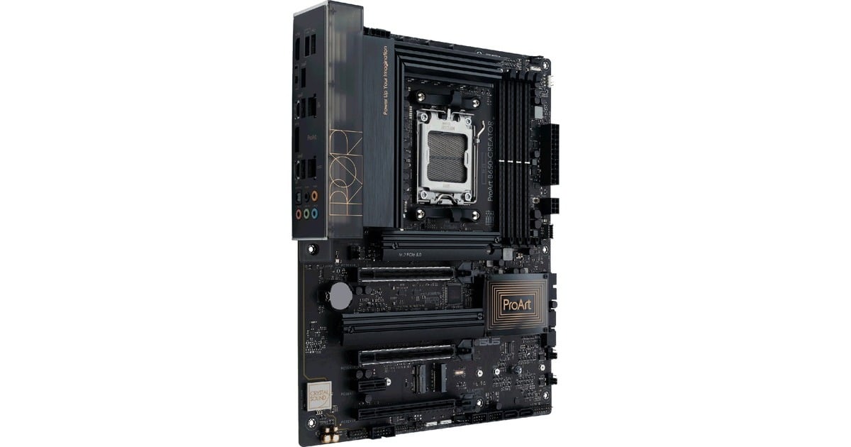 ASUS ProArt B650-CREATOR, Mainboard schwarz/bronze