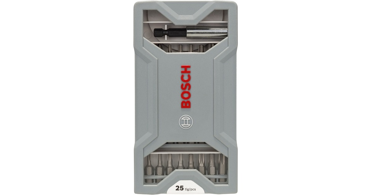 Bosch Professional Mini X-Line-Schrauberbit-Set Extra Hart, 25-teilig, Bit-Satz