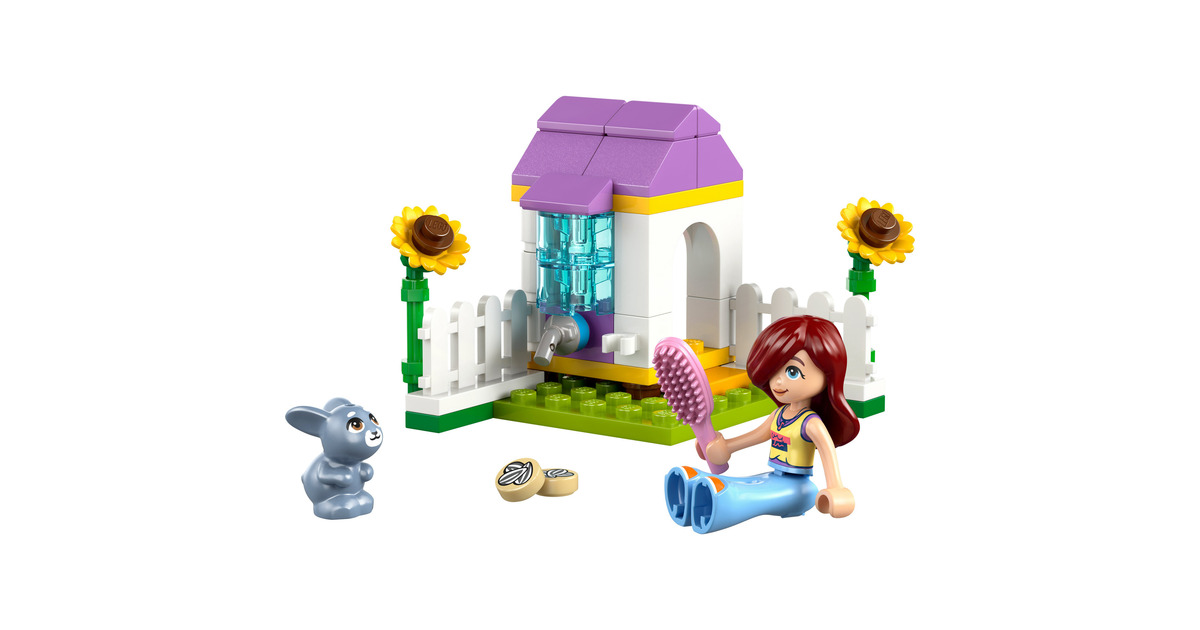 LEGO 30722 Friends Garten mit Hasenstall, Konstruktionsspielzeug Polybag