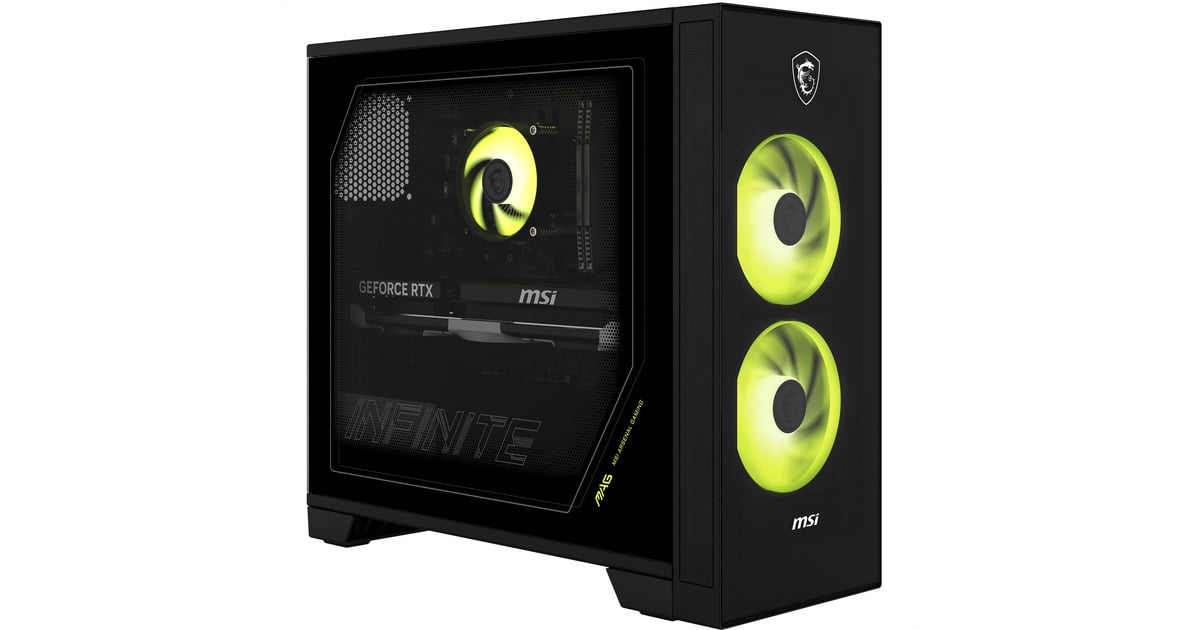 MSI MAG Infinite S AI 2NVP7-001AT, Gaming-PC schwarz/transparent ...