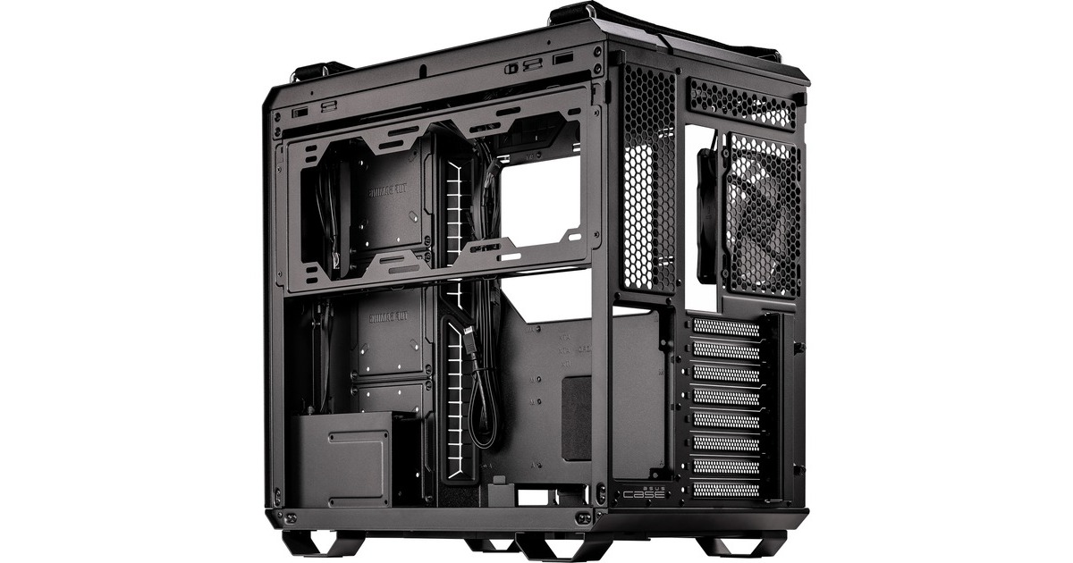 ASUS TUF GAMING GT502 PLUS , Tower-Gehäuse schwarz, Tempered Glass x 2