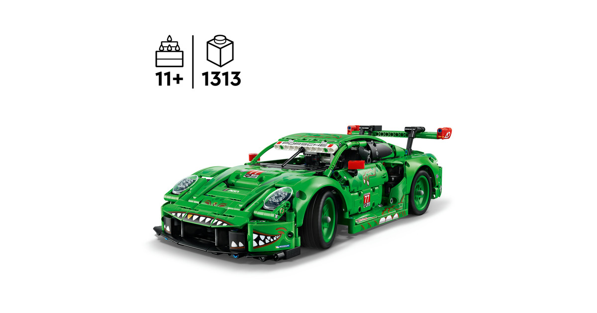LEGO 42224 Technic Porsche 911 GT3 R REXY AO Racing Rennwagen ...