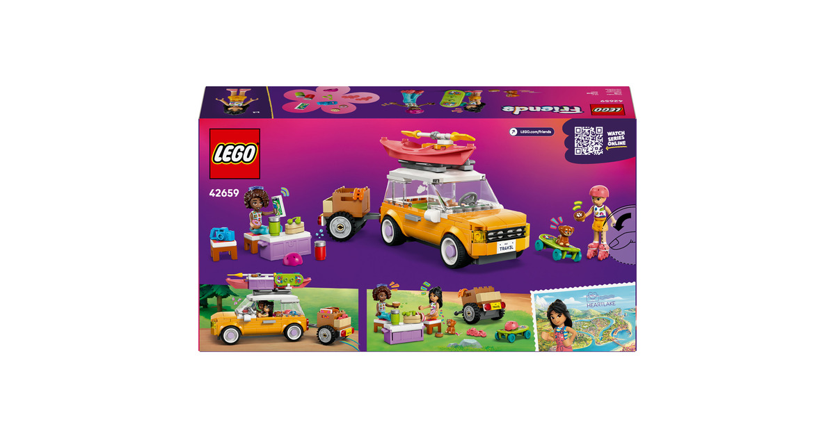 LEGO 42659 Friends Abenteuertrip mit Freunden, Konstruktionsspielzeug