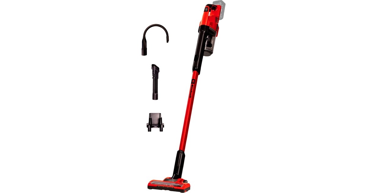 EINHELL TE-SV 18 Li-Solo, Stielstaubsauger rot/schwarz, ohne Akku und ...